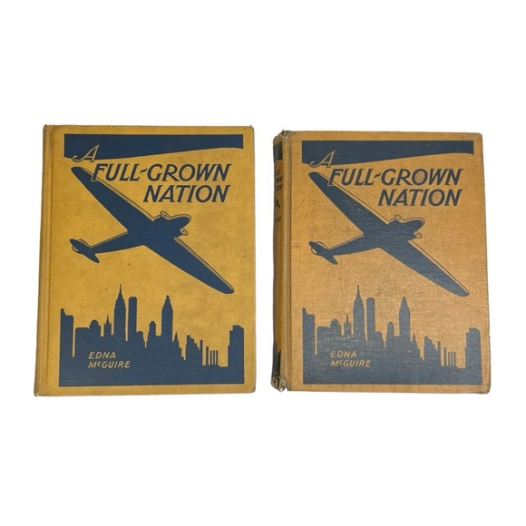 Other | Vintage 1939 1944 A Full Grown Nation Hardcover Books By Edna ...